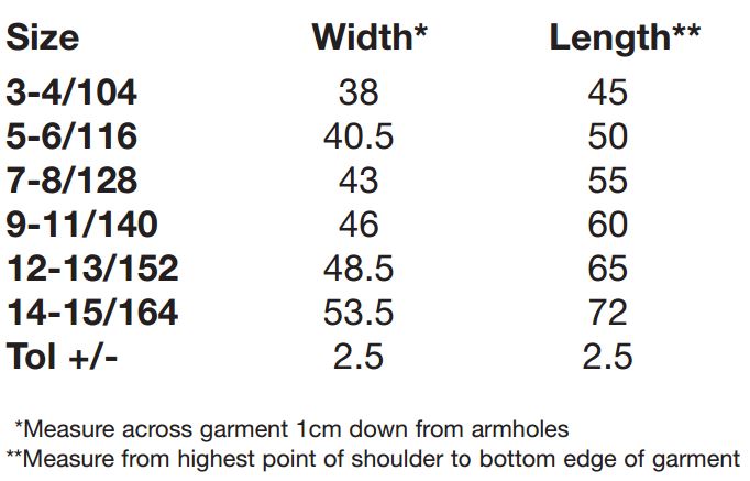 Kinder T-shirt Fruit Of The Loom Kids Valueweight